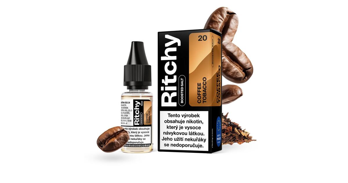 Ritchy Salt Coffee Tobacco (Tabák s kávou) 10ml - eJuice.cz