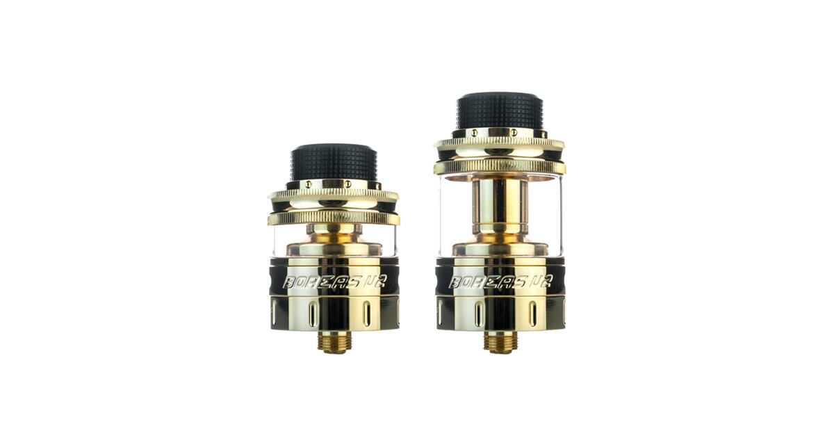 Clearomizér Augvape Boreas V2 RTA 2,5ml/5ml (Zlatý) - eJuice.cz