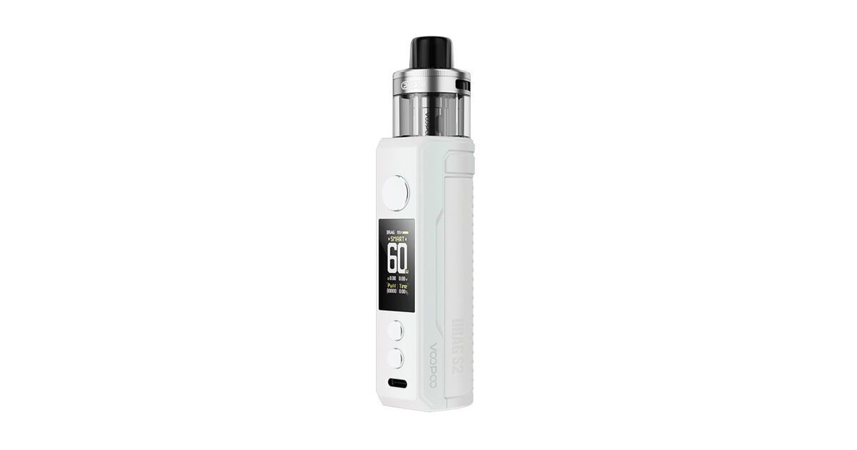 VooPoo Drag S2 Pod Kit (Pearl White) - eJuice.cz