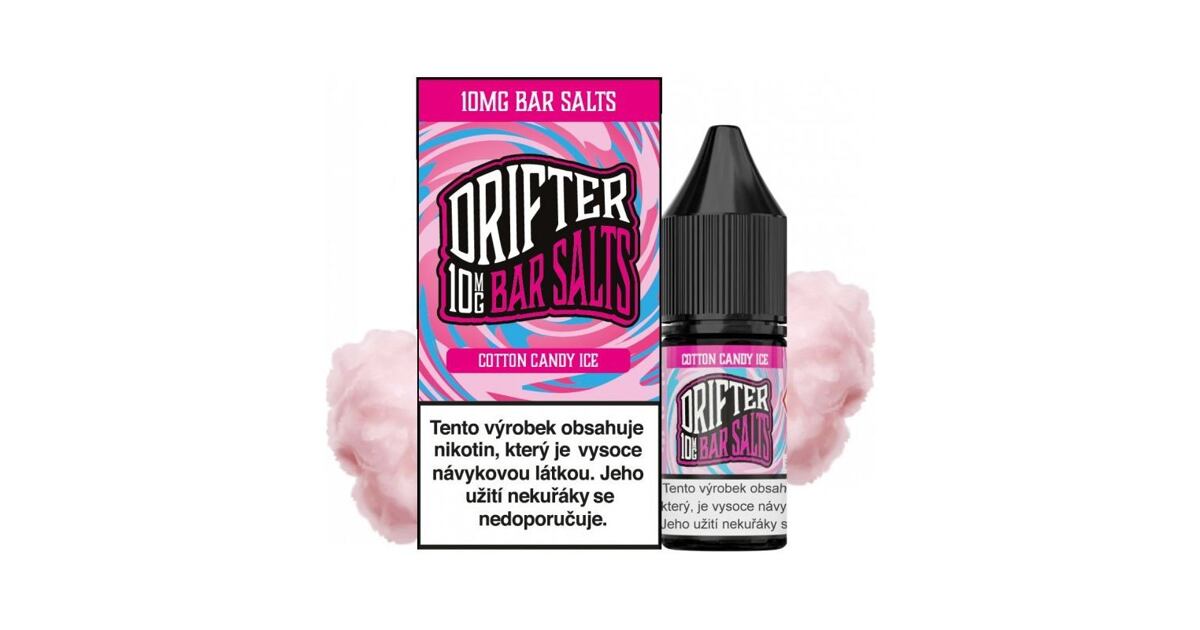 Drifter Bar Salts Cotton Candy Ice (Chladivá cukrová vata) 10ml - eJuice.cz